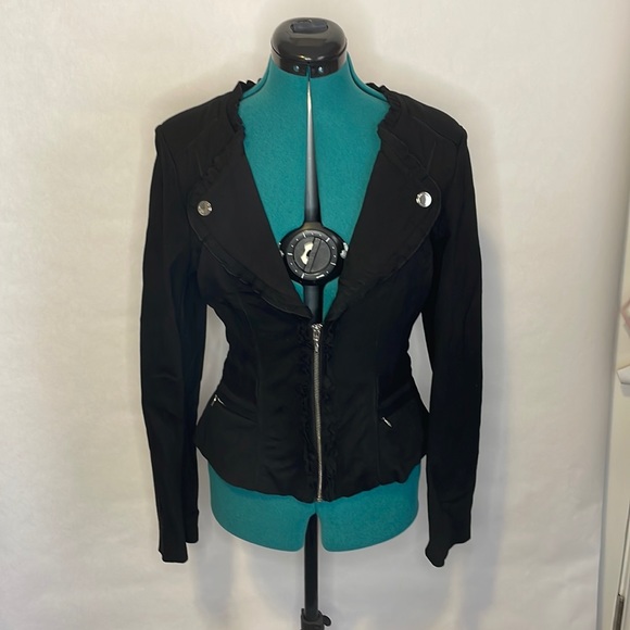 White House Black Market | Jackets & Coats | Whbm Ruffled Jacket | Poshmark